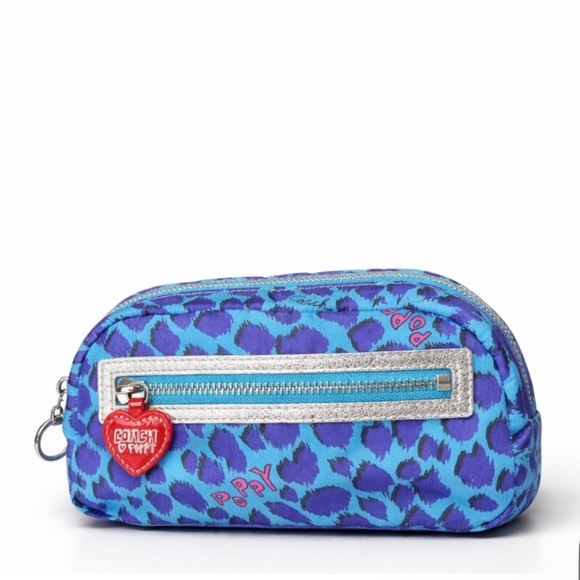 Coach | Bags | Coach Poppy Ocelot Cosmetic Bageuc | Poshmark
